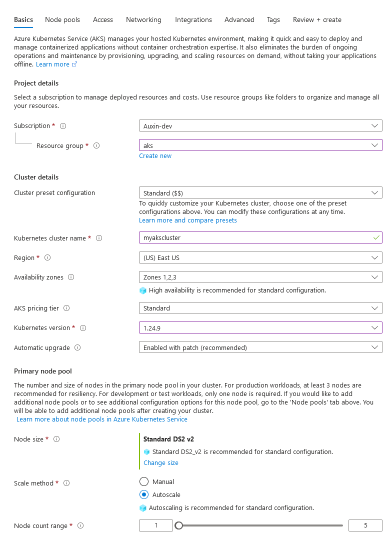Deployment Of Kubernetes Cluster With Azure Aks Azure Kubernetes Service Auxin